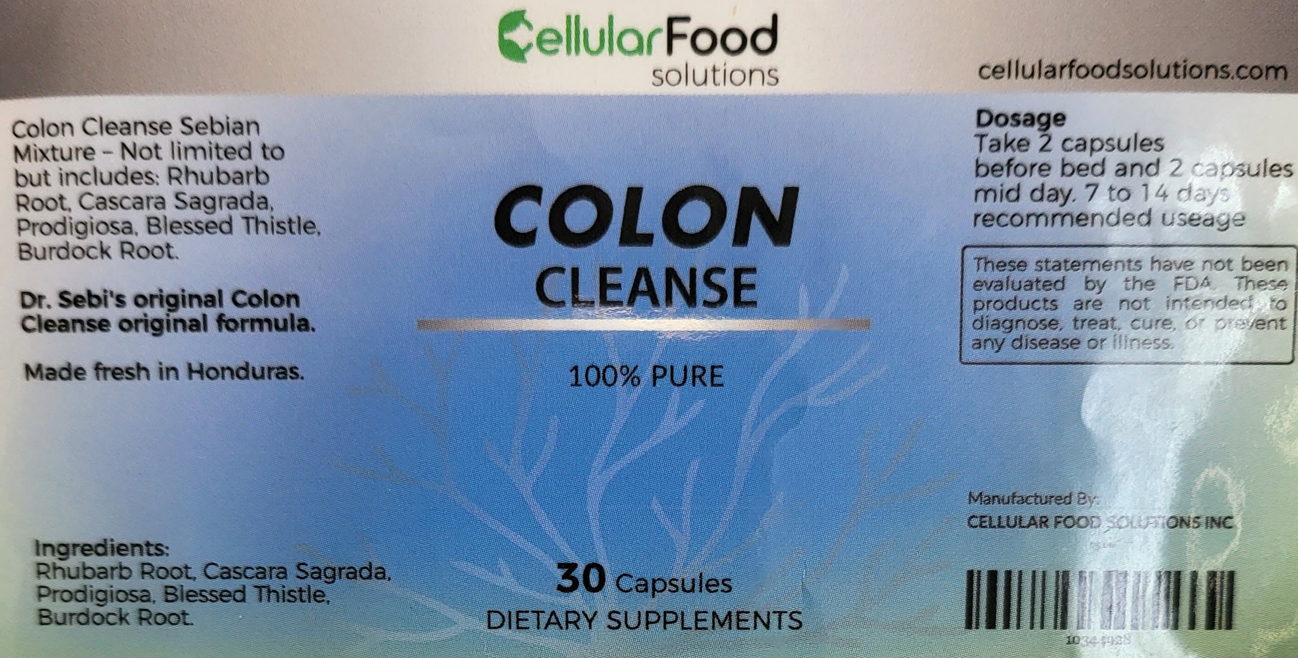 Dr. Sebi Colon Cleanse " Complete" | Cellularfood Solutions – drsebiwebsite